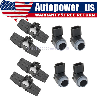 4x Parking Sensor & Bracket Fits Infiniti Q50 2014-2022 28533-5ZA0A ...