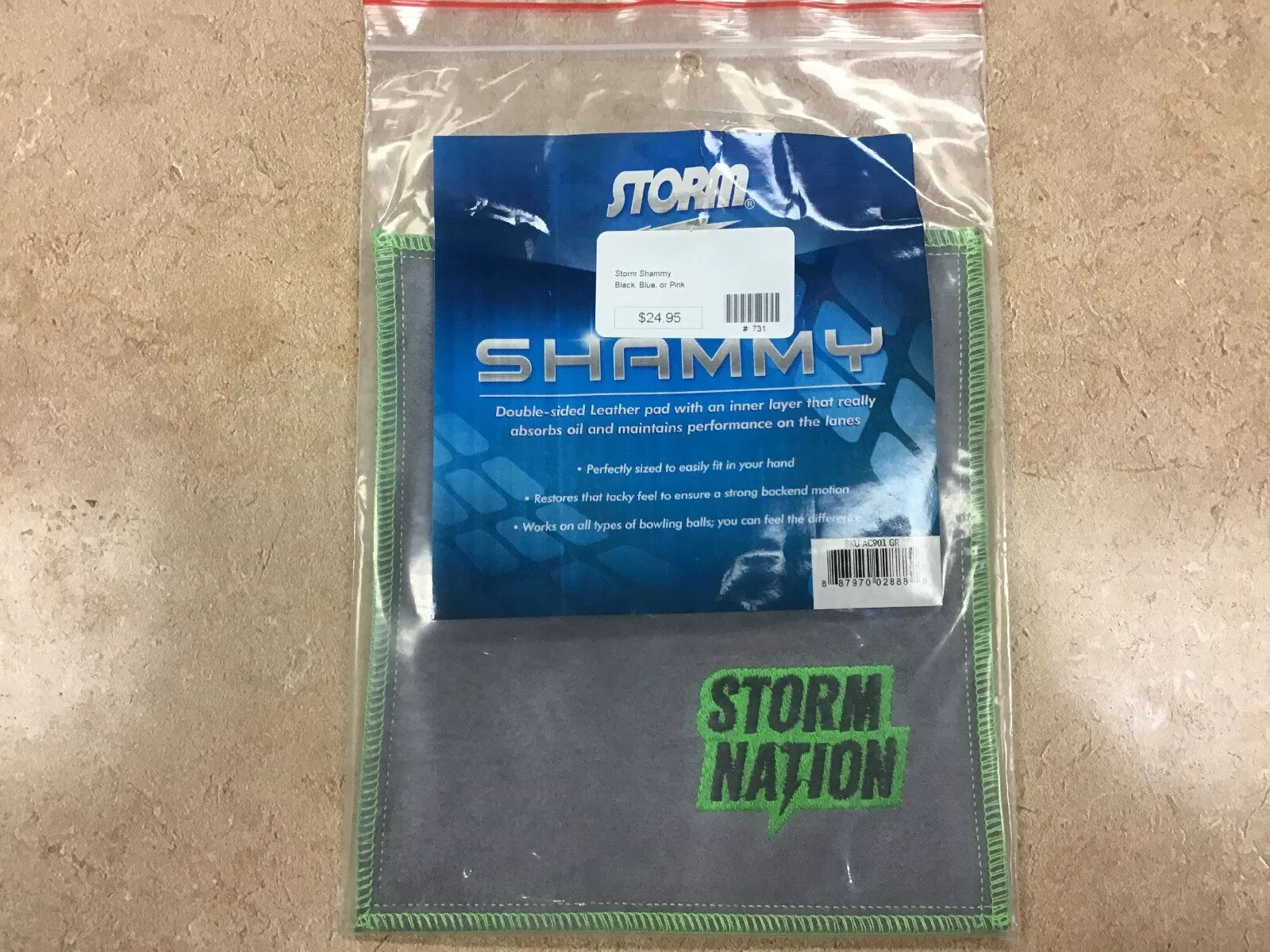 New STORM Shammy STORM NATION Grey/Lime | eBay