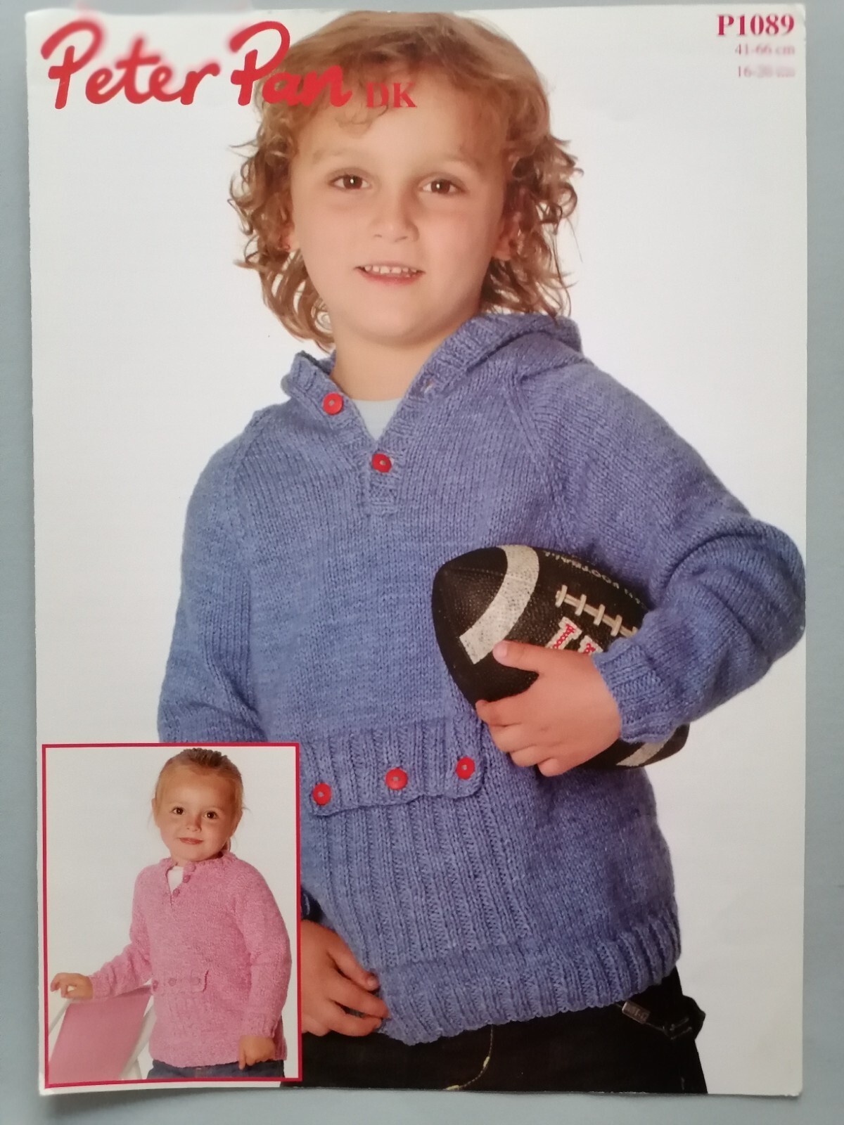 BABY/CHILD SWEATER (2), Age 0-7, 41-66cm, 8ply - PETER PAN Knitting ...