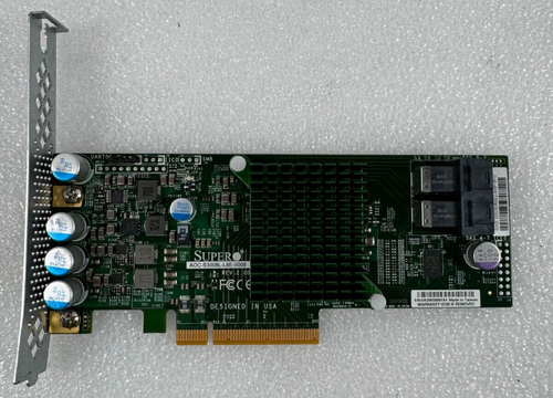 SUPERMICRO AOC-S3008L-L8e 12Gb/s Eight-Port SAS Internal HBA Adapter IT ...