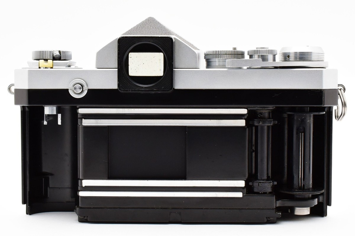 Nikon F Eye Level Silver 35mm SLR Film Camera Body From Nikon F Eye Level Silver 35mm SLR Film Camera Body From