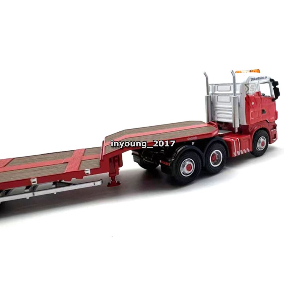 1:76 Scania 3 Axle Low Loader Semi Trailer Metal Diecast Transporter ...