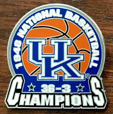UNIVERSITY of KENTUCKY 1948 NCAA NATIONAL CHAMPIONS PIN Willabee & Ward ...