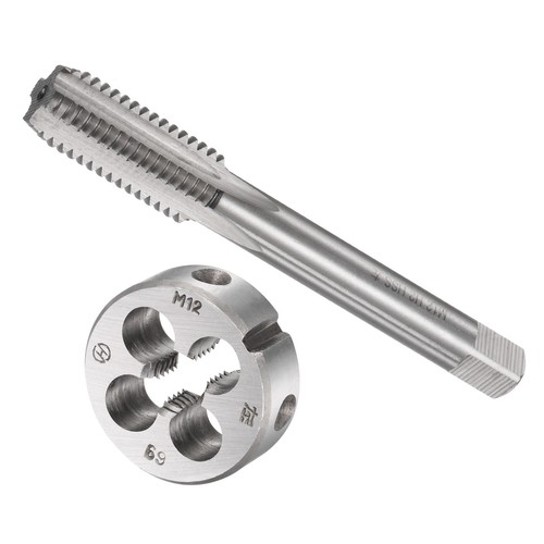 Tap and Die Set M12 x 1.75 Thread Left Hand Metric HSS Machine Screw ...