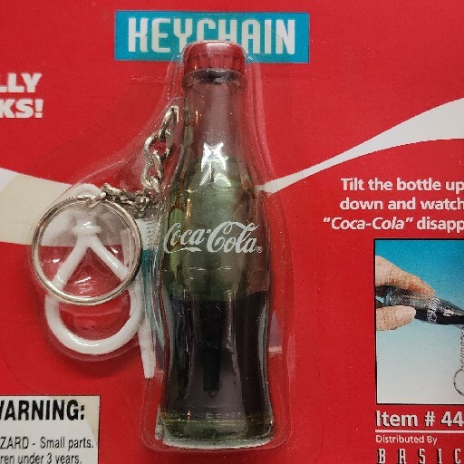 Coca-Cola Bottle Collectible Keychain 1999 Watch The Coke Disappear ...