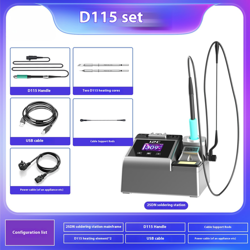 2SDN DC Soldering Station Soldering Iron D115/210/245 Handle Auto ...