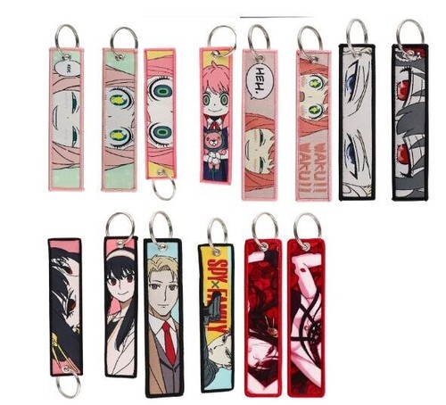 20pcs Anime mix Key Tag Keychain Keychain For Car Keys Backpack Key ...
