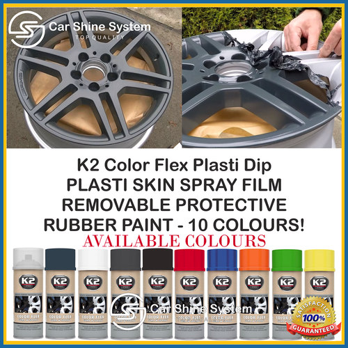 K2 COLOR FLEX PEEL OFF PLASTIC PLASTI WRAP DIP RUBBER PAINT SPRAY | eBay