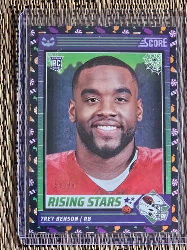 2024 Score-a-Treat Trey Benson Candy Holo 51/99 RC #47 | eBay