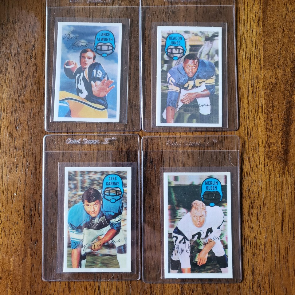 1970 KELLOGGS FOOTBALL 3D 59/60 CARD LOT NM/NM+ SEE PICS | eBay