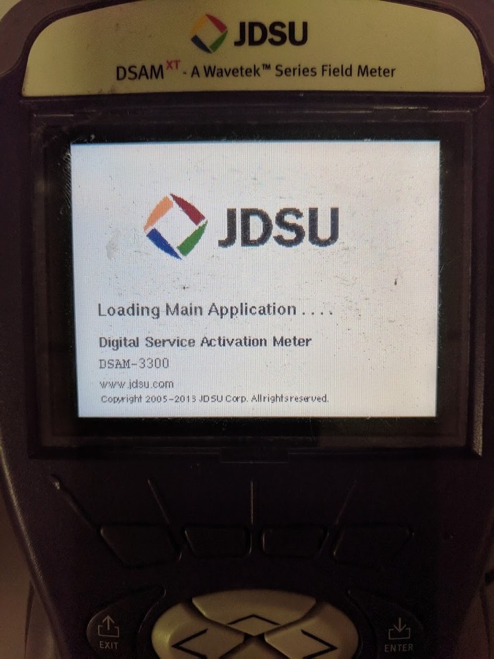 JDSU DSAM 3300XT DOCSIS 3.0 Cable Test Activaton Meter DSAM 3300 NO ...