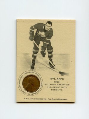 #LK.1126 SYL APPS 1936 Wheat Penny Insert Trade Card RARE | eBay