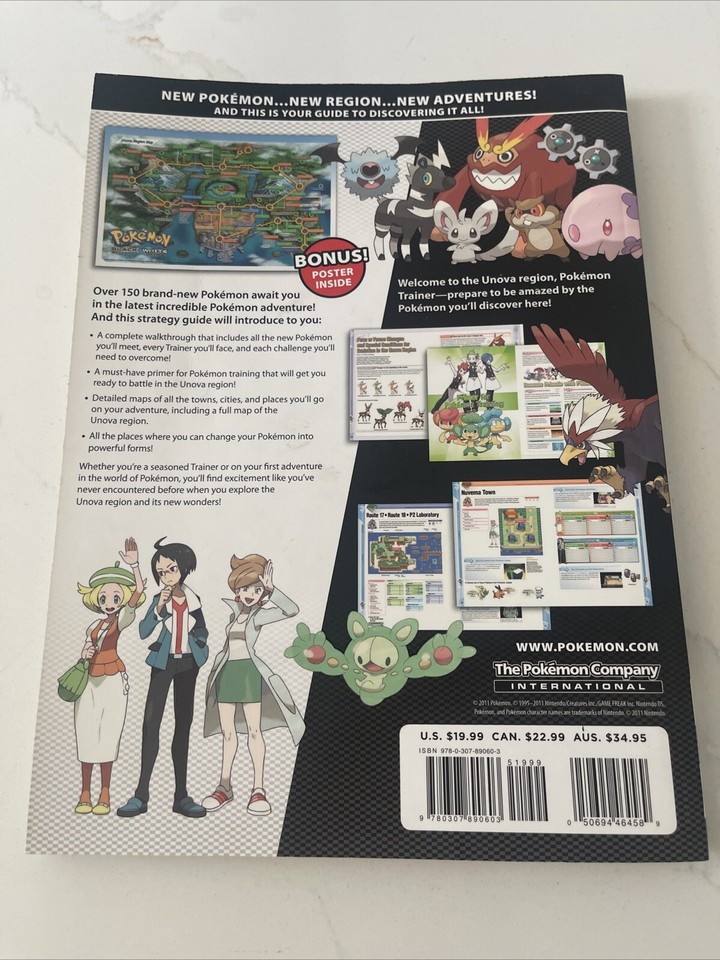 Official Pokémon Strategy Guide Vol 1 Pokemon Black White Version 2011 ...
