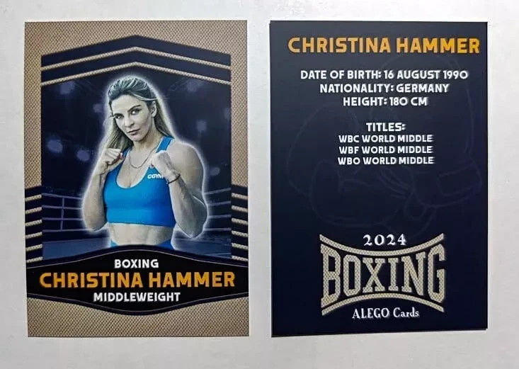 ALL WOMEN BOXING CHAMPIONS 2025 Cards Set PRICE FOR 1x CARD no send to ...