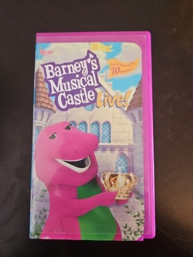 Barney's Musical Castle Live! VHS Educational Sing-A-Along Stage Show ...
