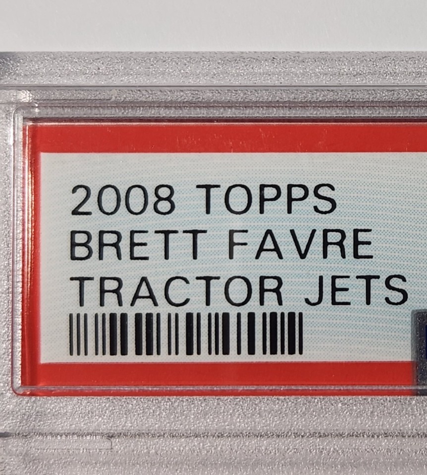 2008 TOPPS BRETT FAVRE /500 TRACTOR JETS #105 PSA 9 NICE! | eBay