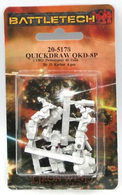Battletech 20-5178 Quickdraw QKD-8P (TRO Prototypes) Heavy Mech Variant ...