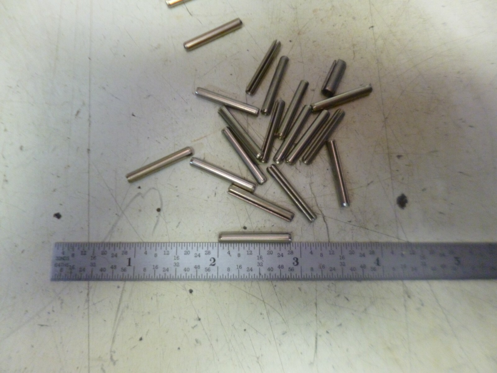 Roll pin, 1/8 x 7/8, steel, spring pin, 10 pieces | eBay