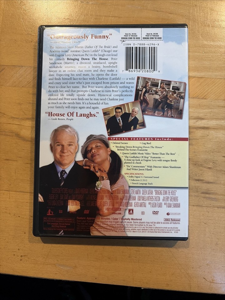 Bringing Down The House (Full Screen Edition) - DVD - | eBay