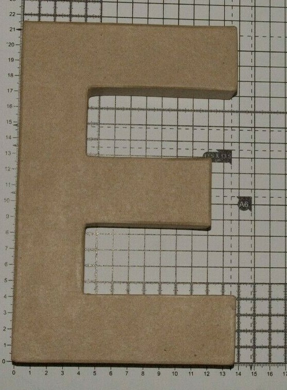 LARGE CARDBOARD PAPIER MACHE LETTERS 20.5CM 8 INCH Paper Craft Wedding ...