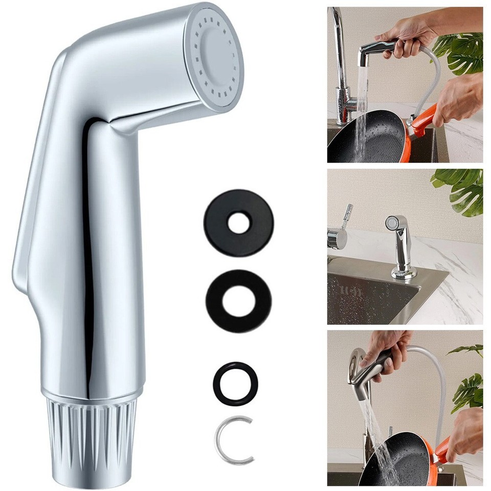 Easy Installation Kitchen Sink Side Sprayer Head Brushed Nickel Finish ...