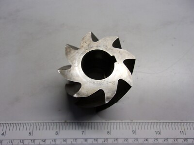 B&S MFG CO. 2-1/2 X 2, HSS HORIZONTAL MILLING CUTTER, 2" CUT, 1" BORE ...