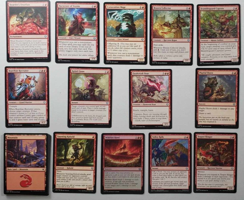 MTG Commander Alania Divergent Storm Custom 100 Card Otter EDH Deck ...