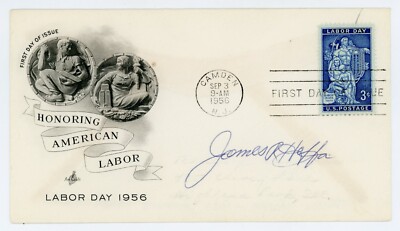 James "Jimmy" Riddle Hoffa ~ Signed Autographed First Day Cover ~ JSA ...