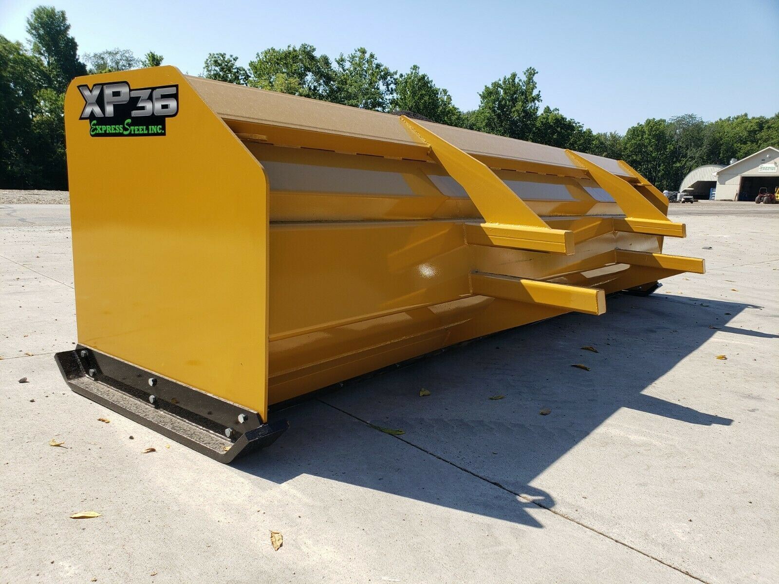 12' XP36 BACKHOE LOADER SNOW PUSHER BOXES -BUCKET MOUNT - RTR - FREE ...