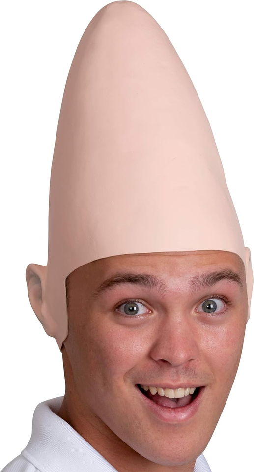 Alien Cone Bald Head - Weird Costume Accessory Egg Shaped Heads Props ...