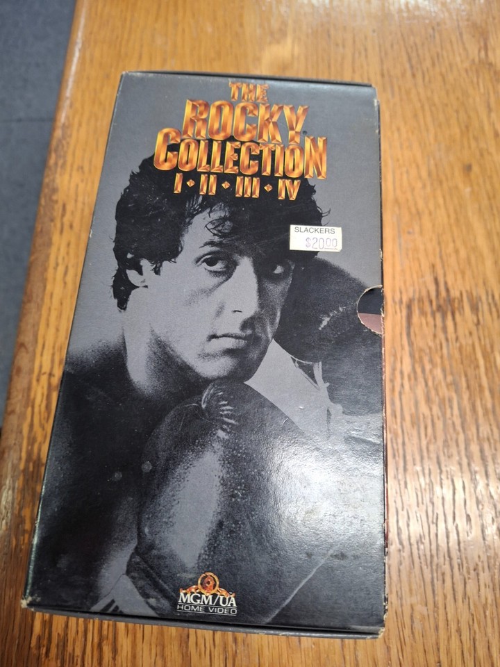 The Complete Rocky Movie Collection 1-4 VHS Box Set Sylvester Stallone ...
