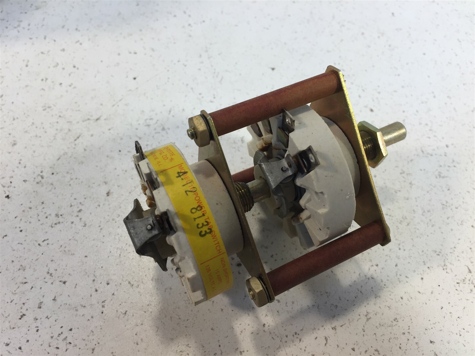 Vintage Ohmite Power Tap Switch 15A 125V Model 111-4-T2 | eBay