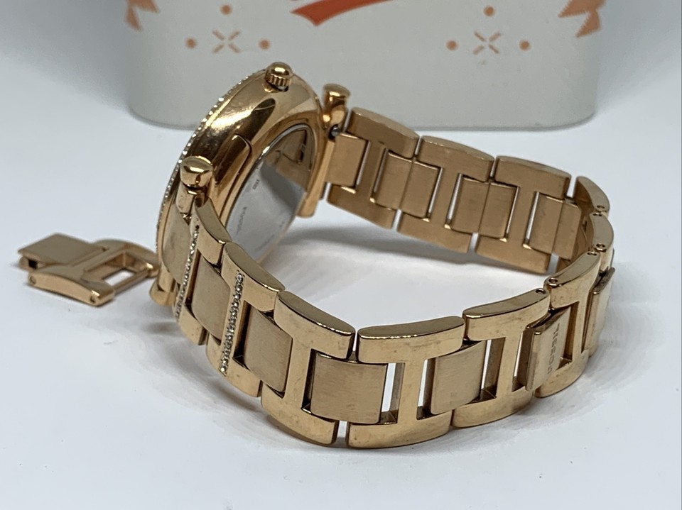 Fossil Carlie ES4301 Women's Rose Gold-Tone Stainless Steel Analog ...