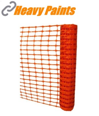 Heavy Duty Plastic Mesh Barrier Safety Fence Netting Orange 50M *High ...