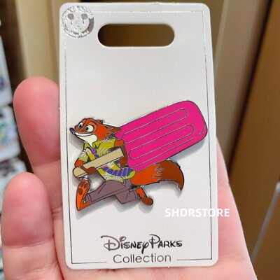 Disney Pin authentic Zootopia Nick ice bar disneyland exclusive | eBay