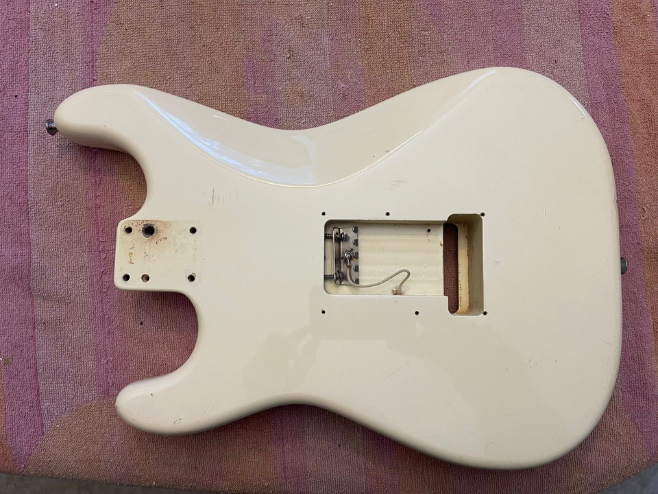 Cream relic Stratocaster Strat style body with extras | eBay UK