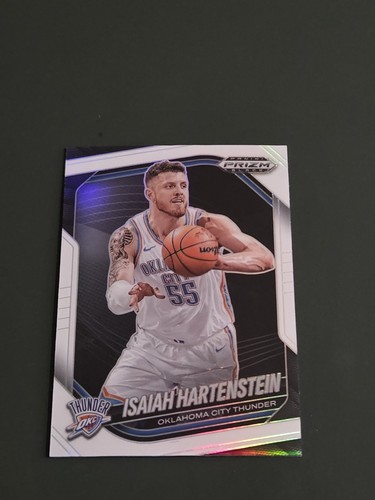 2024-25 Prizm Black Isaiah Hartenstein #118 White Prizm /175 Thunder | eBay