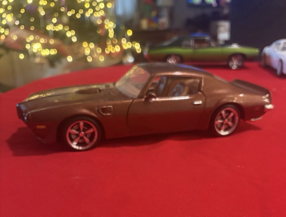 Pontiac Firebird Trans Am Brown Diecast Car Model with 'WINGS' License ...