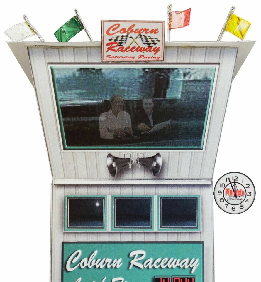 1/32 Slot Car Race Tower Diorama Fits Carrera, Scalextric, Strombecker ...