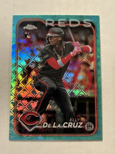 2024 Topps Chrome Logofractor Edition - Aqua Refractor #44 Elly De La ...