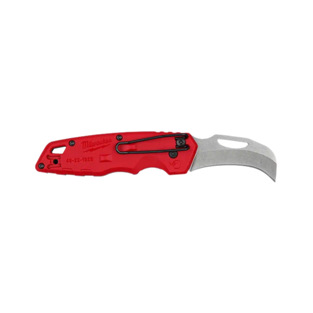 Milwaukee 48-22-1525 Fastback Hawkbill Folding Knife - Red for sale ...
