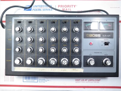 BOSS KM-6A 6 Channel Analog Mixer | eBay