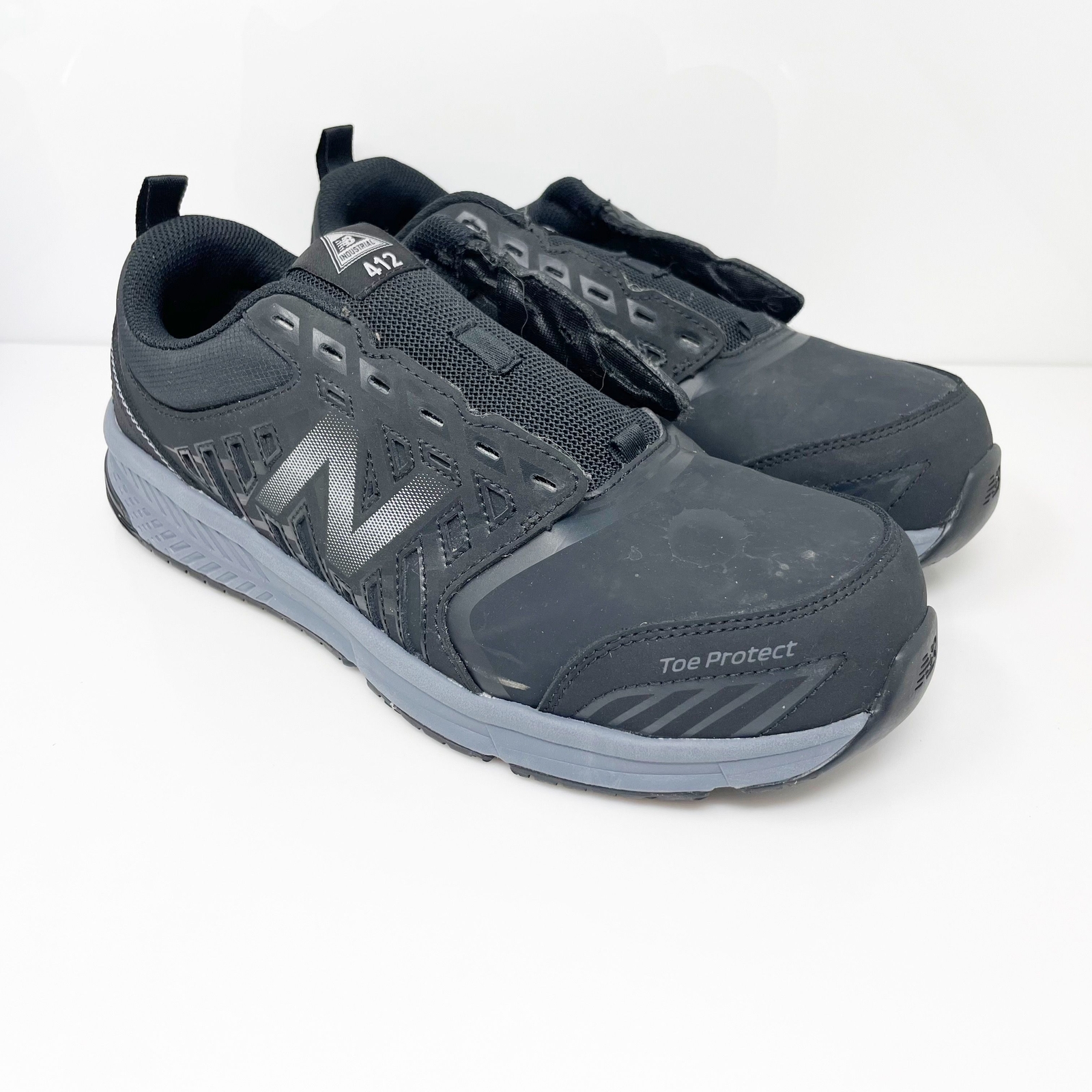 New Balance Mens 412 V1 MID412B1 Black Hiking Shoes S… - Gem