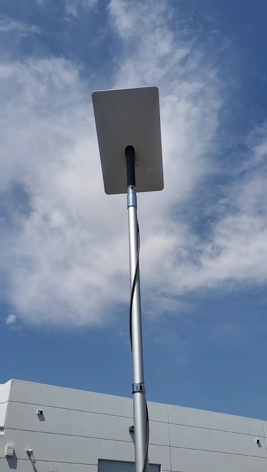 Telescopic Starlink 10ft Pole with Gen 2 Adapter and RV Ladder Mounting ...