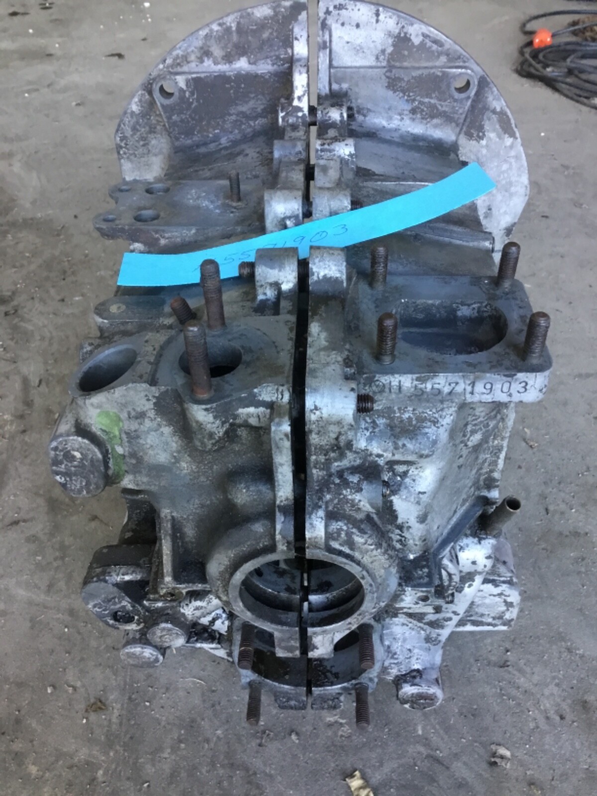 H 1600cc 1500cc engine block case Volkswagen VW air cooled bug bus ghia ...