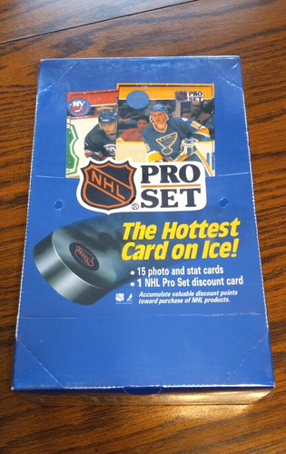 1990 Pro Set NHL Hockey Series 1 Factory Sealed Box Of 36 Packs | eBay