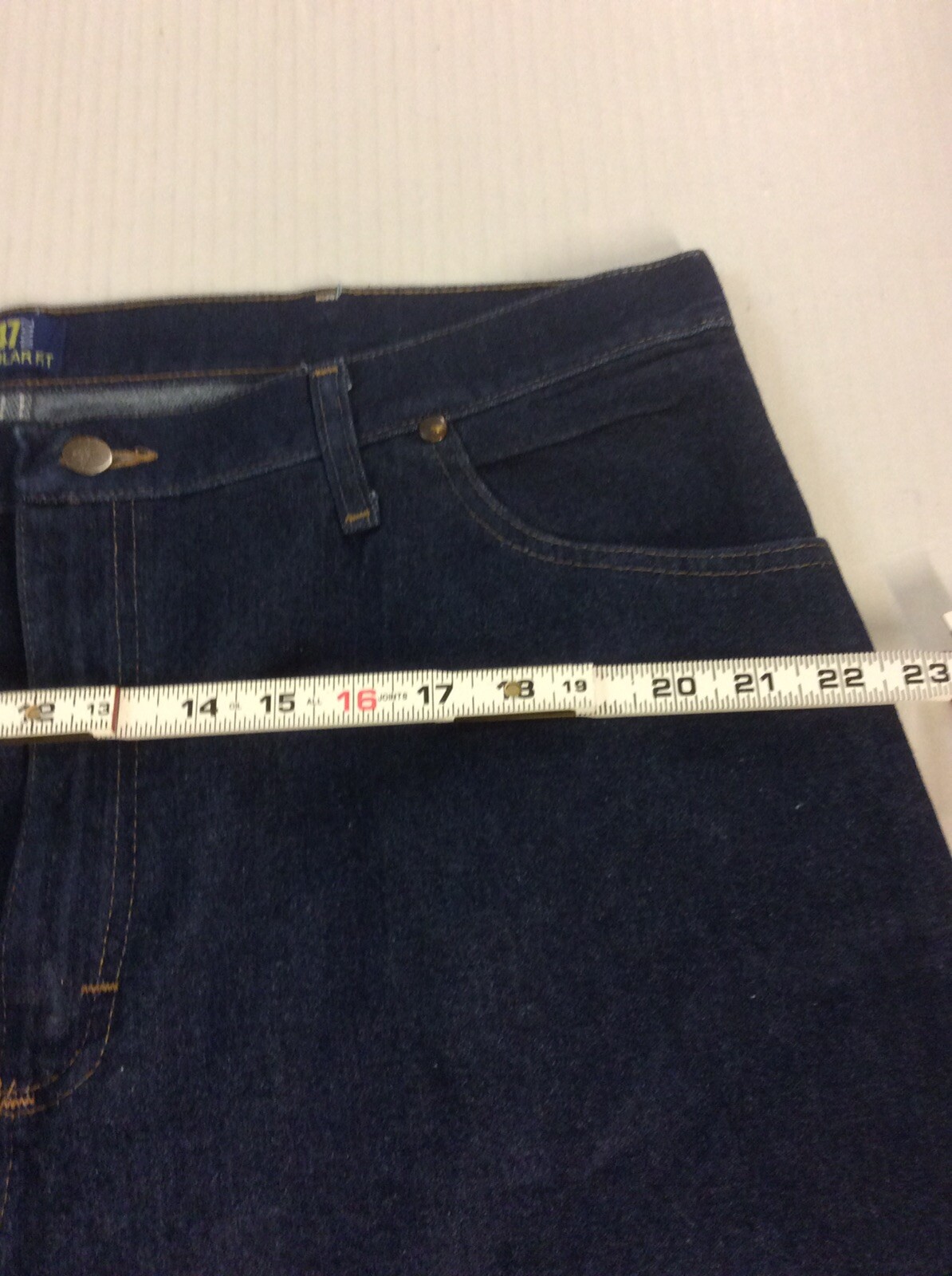 40 x 34 (40- x 35.5) Wrangler 47MWZPW Men’s Jeans ~ Creased & Starched ...