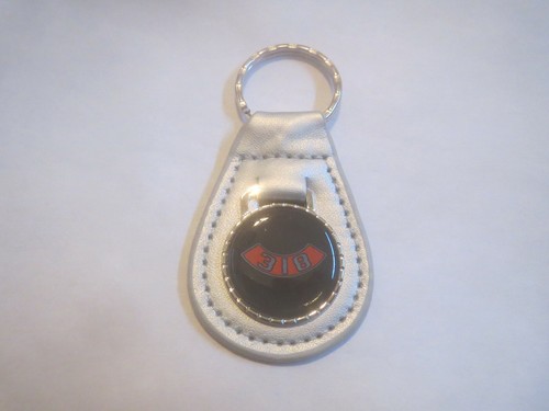 DODGE CHRYSLER PLYMOUTH 318 AIR CLEANER DECAL LOGO KEYCHAIN KEYRING NEW ...