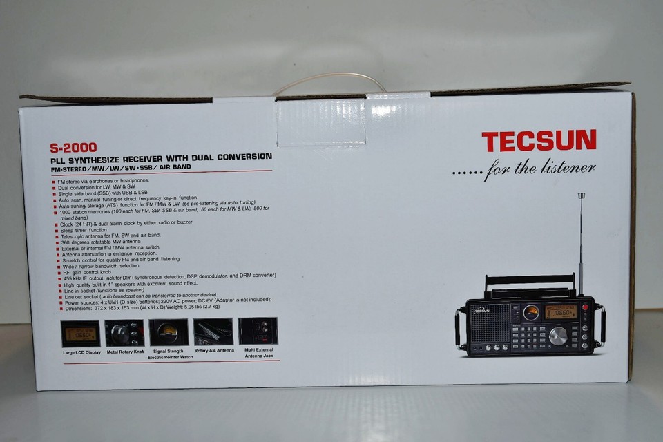 TECSUN S-2000 AM/FM MW LW SW Shortwave SSB | eBay