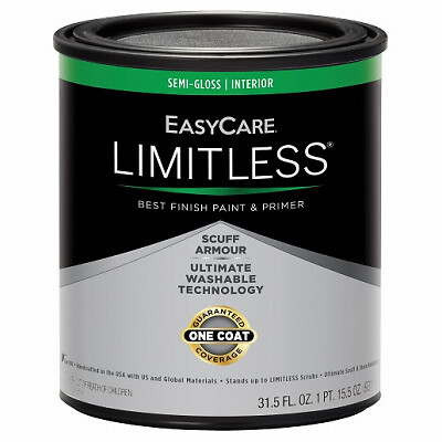 EasyCare LLISGM-QT Limitless Interior Paint & Primer Medium Base Semi-Gloss for sale online | eBay